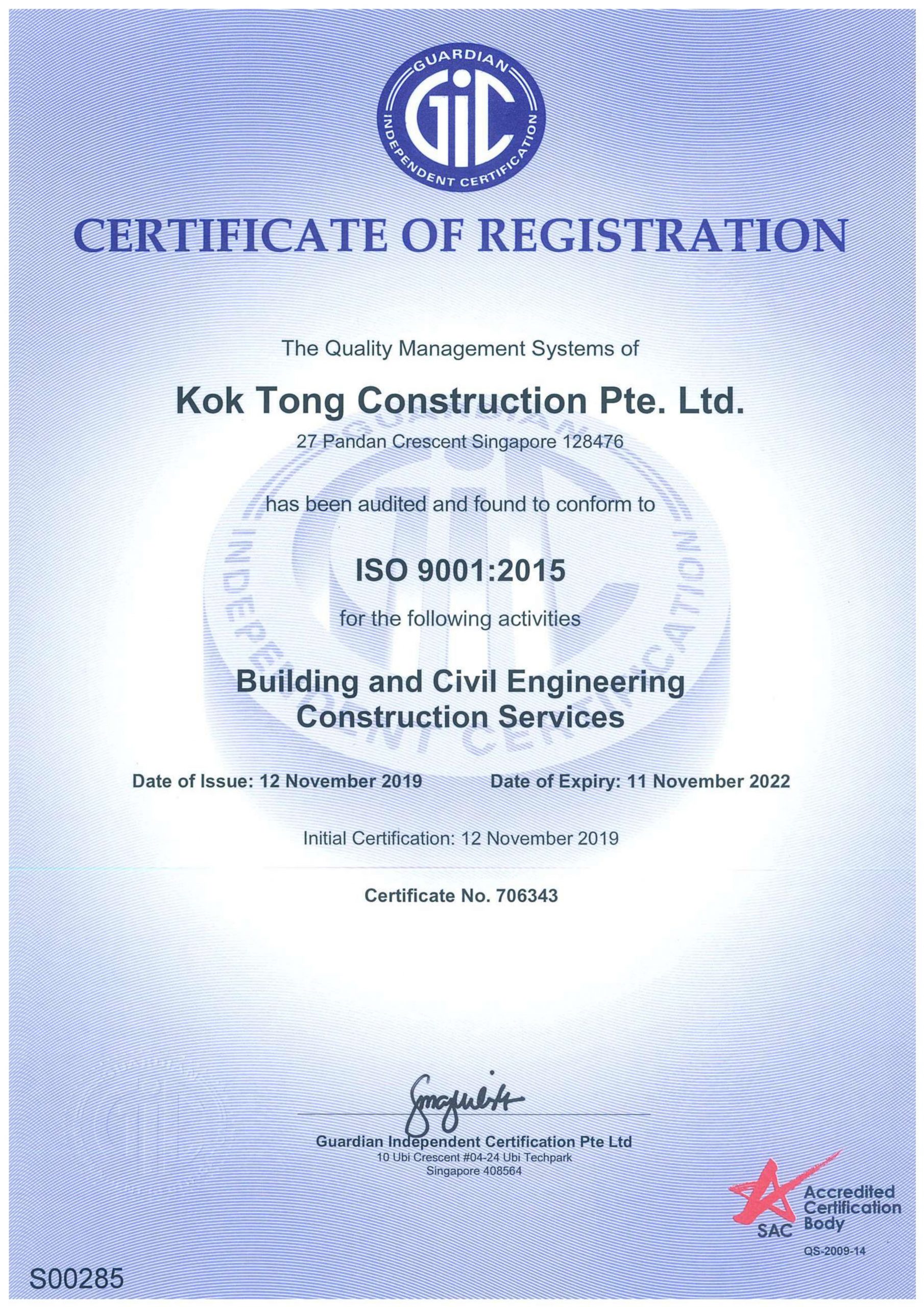 Awards & Accreditations – KTC Group